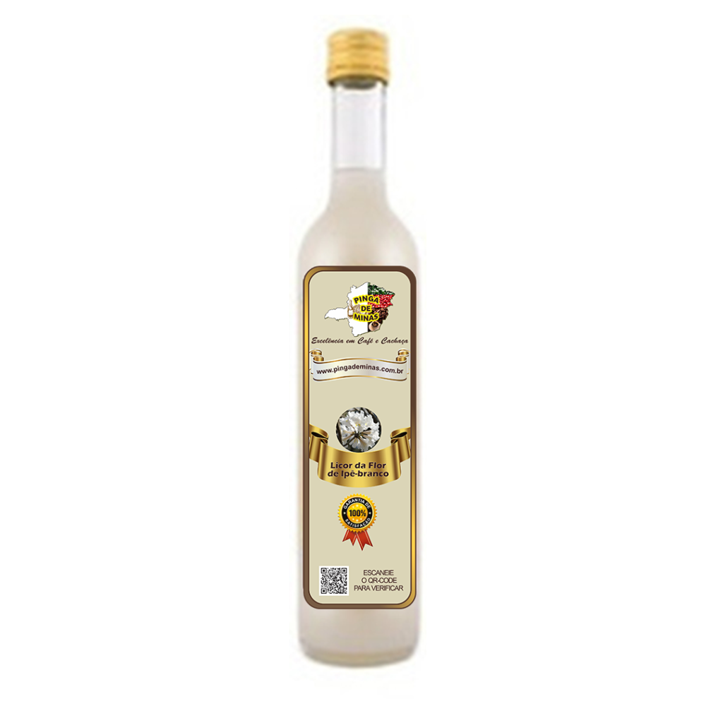 Licor da Flor de ipê-branco - Pinga de Minas Licor da Flor de ipê-branco - Pinga de Minas